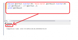 آموزش نحوه روش کار با توابع رشته ای در sql اس کیو ال